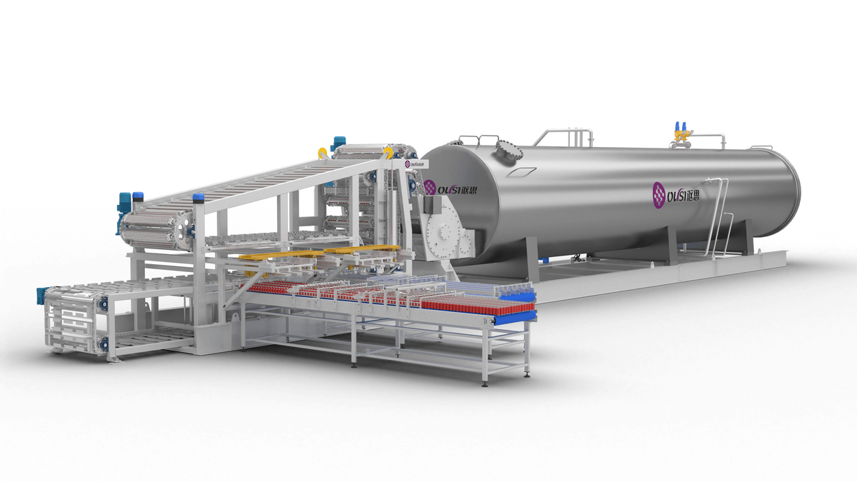 For Canned Products - OUSI Continuous Retort Sterilizers